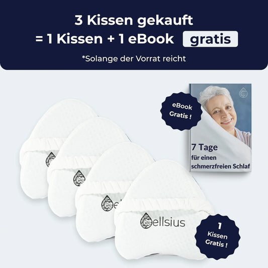 Cellsius Orthopädisches Kniekissen - Das Geheimnis eines schmerzfreien ...